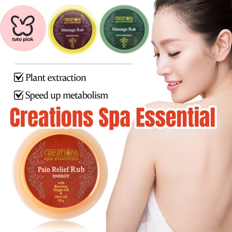 Massage Rub By Creations Spa Essential Massage And Wipe To Treat ...