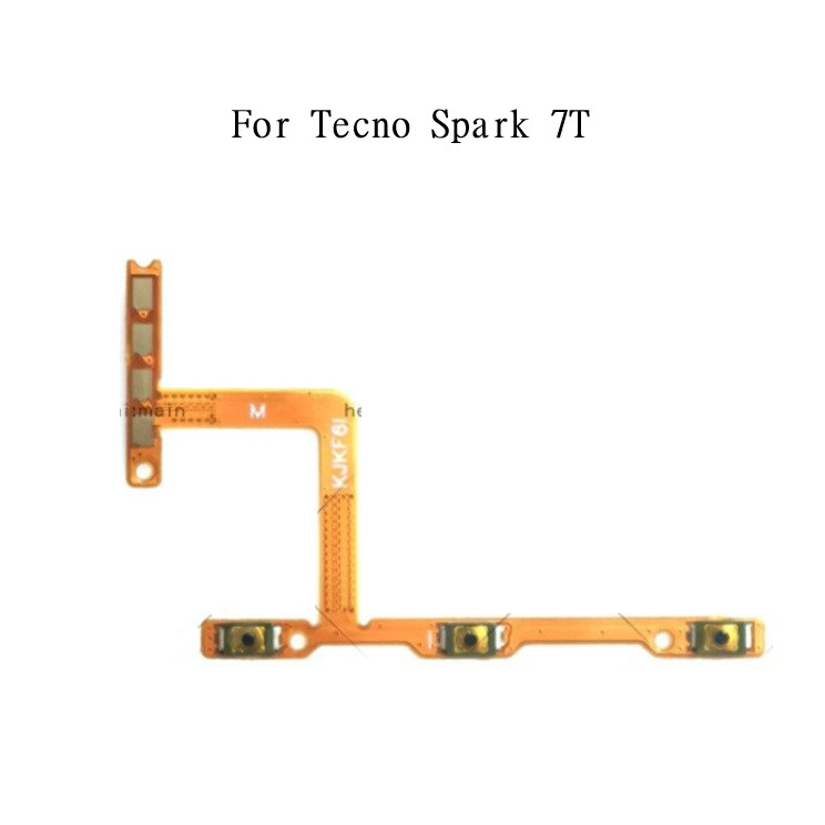 Power Volume Flex For Tecno Spark 7T KF6P Switch Power ON OFF Key Mute ...