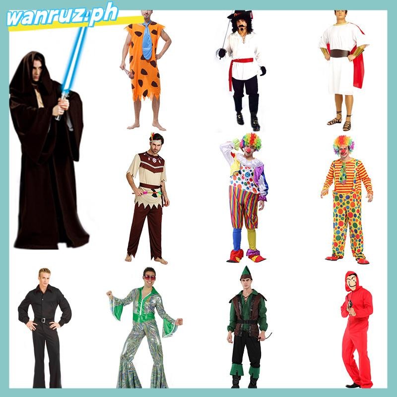 Wilderness Archer Adult Peter Pan Men Pirate Cosplay Halloween Forest ...