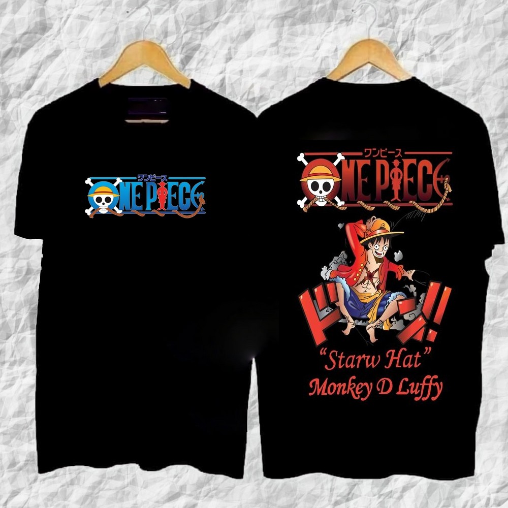 Piece Luffy 5 Design Unisex Round Neck Oversized Tops | Shopee Philippines