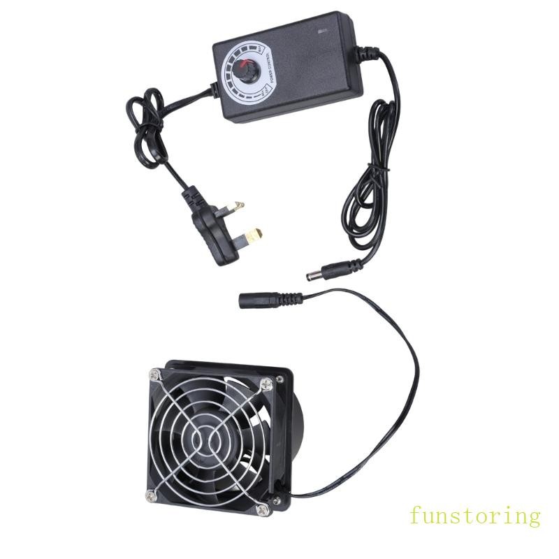 FUN 80mm Exhaust Fan Home Inline Duct Fan Bathroom Extractor ...
