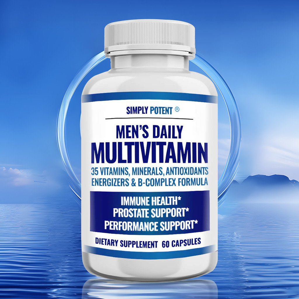 Simply Potent Vitamin and Mineral Complex Capsules with Spirulina ...