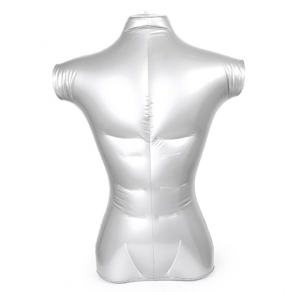 Modern Inflatable Male Mannequin Bust for Clothing Display Half Body ...