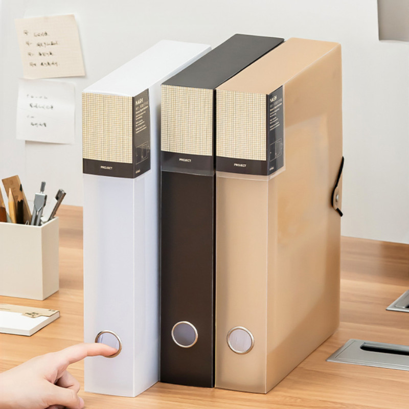 Large Capacity Plastic File Box File Box File Box File Box File Folder ...