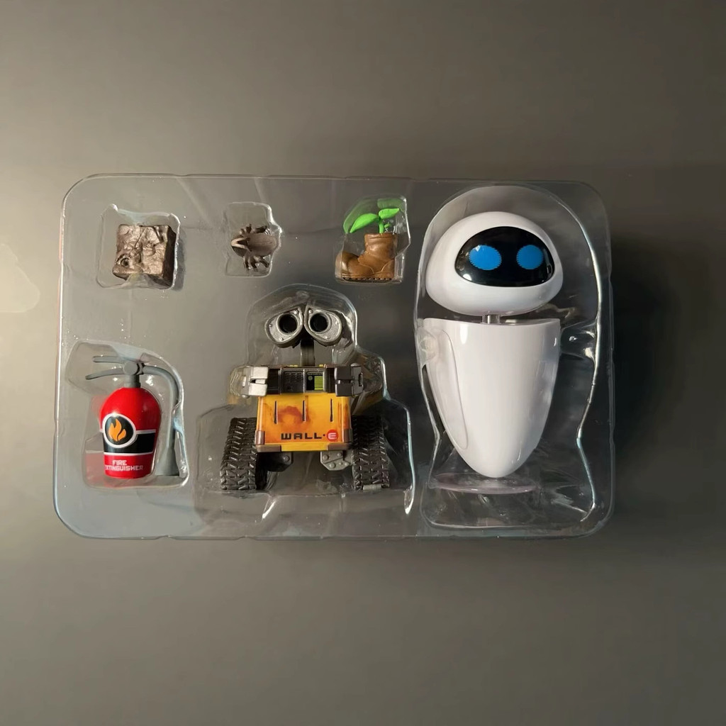WALL-E Robot Action Figures Set EVA MO Small Size Robot Model Ornaments ...