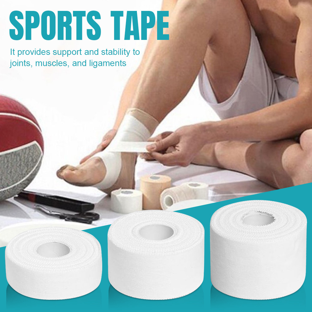 SSS 10M Mueller Tape White Athletic Sports Tape Waterproof NO Sticky ...