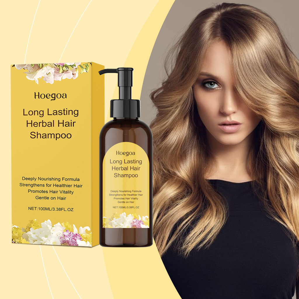 Long Lasting Herbal Hair Shampoo,Deeply Nourishing Formula Strengthens ...