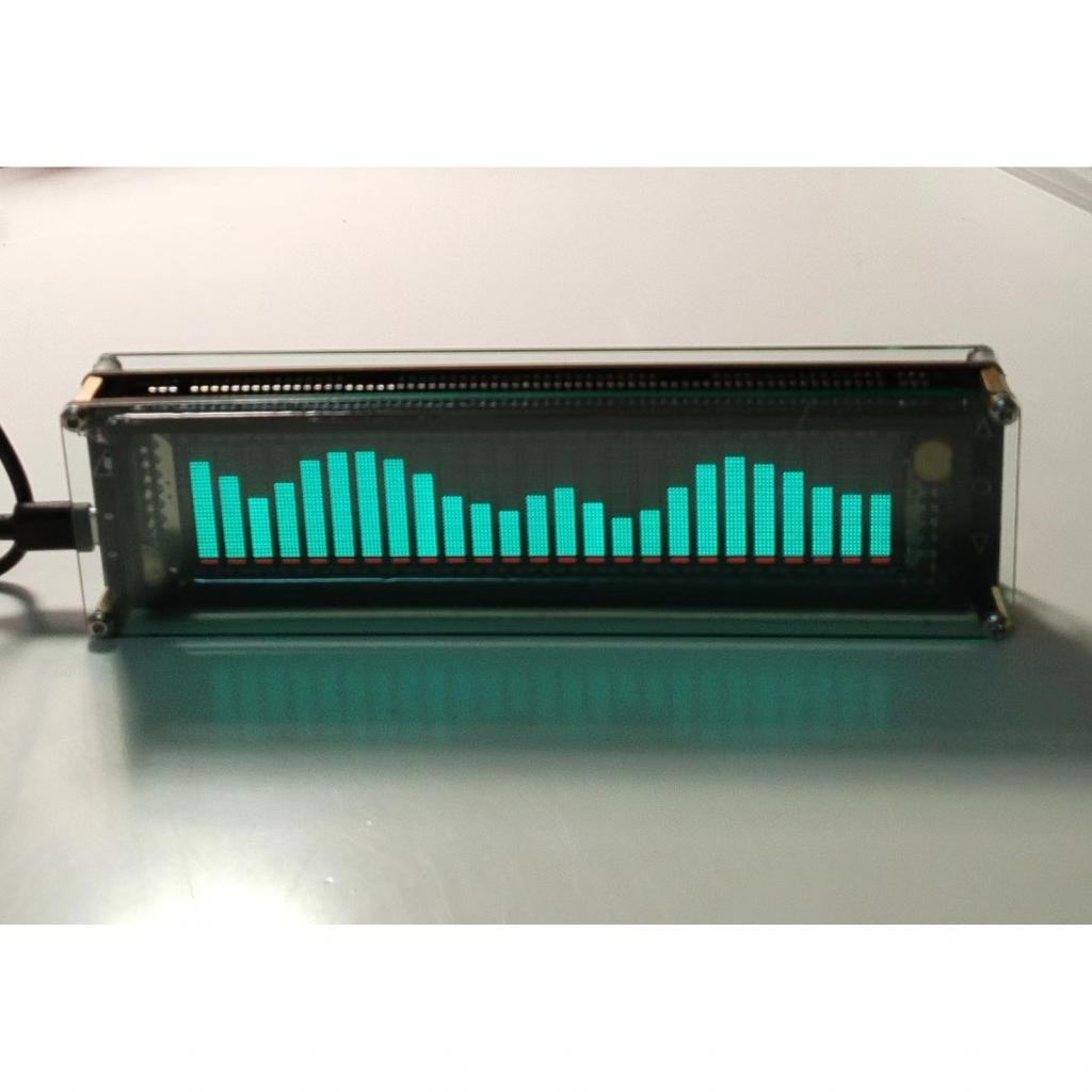 Usihere Sound Spectrum Analyzer Music Display Acrylic and Wired Control ...