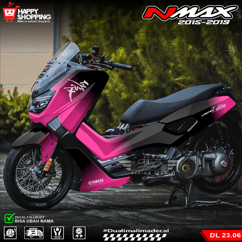 Decal Sticker Yamaha Nmax Old 2016 2017 2018 2019 Full Body Full Block ...
