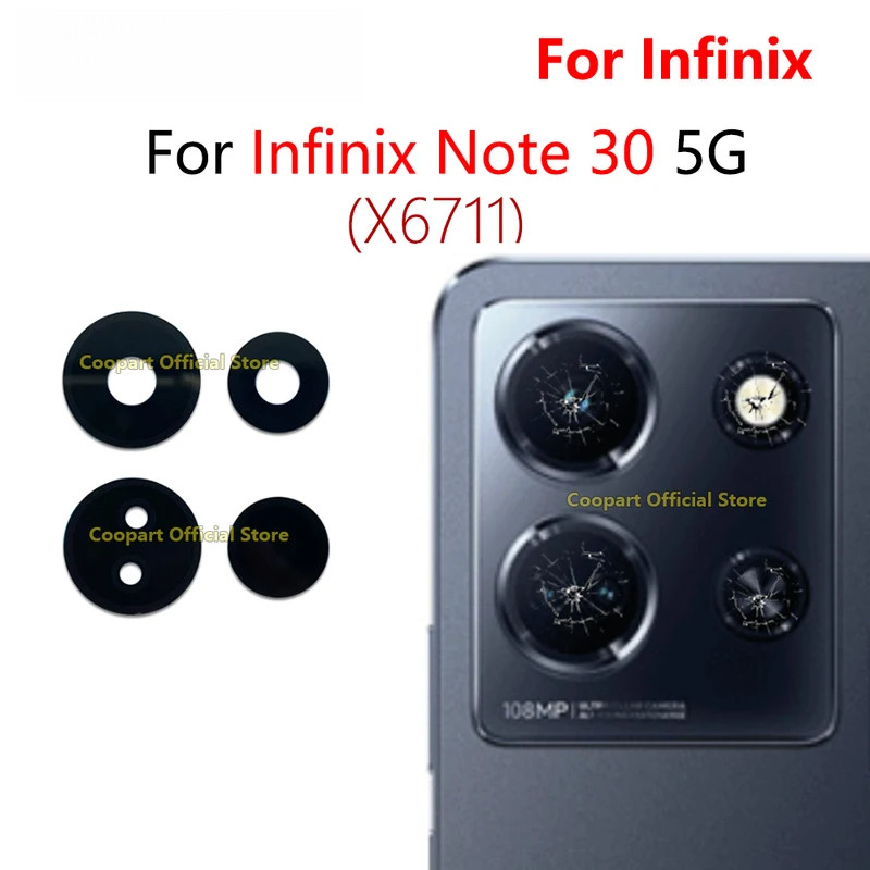 Original New Rear Back Camera Glass Lens For Infinix Note 30 5G X6711 ...