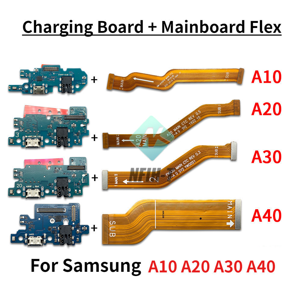 Charging Board Port Dock Connector+Main Board Motherboard Flex Cable ...