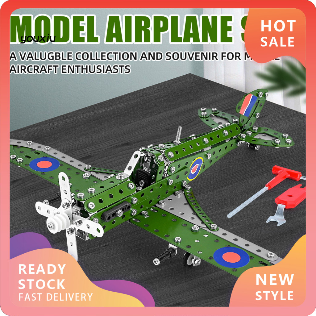 YX Metal Airplane Toy Vintage Fighter Jet Model Vintage Fighter ...