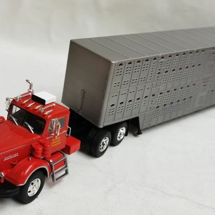 Ixo 1/43 Autocar A64 American Truck Trailer Model Animal Shepherd ...