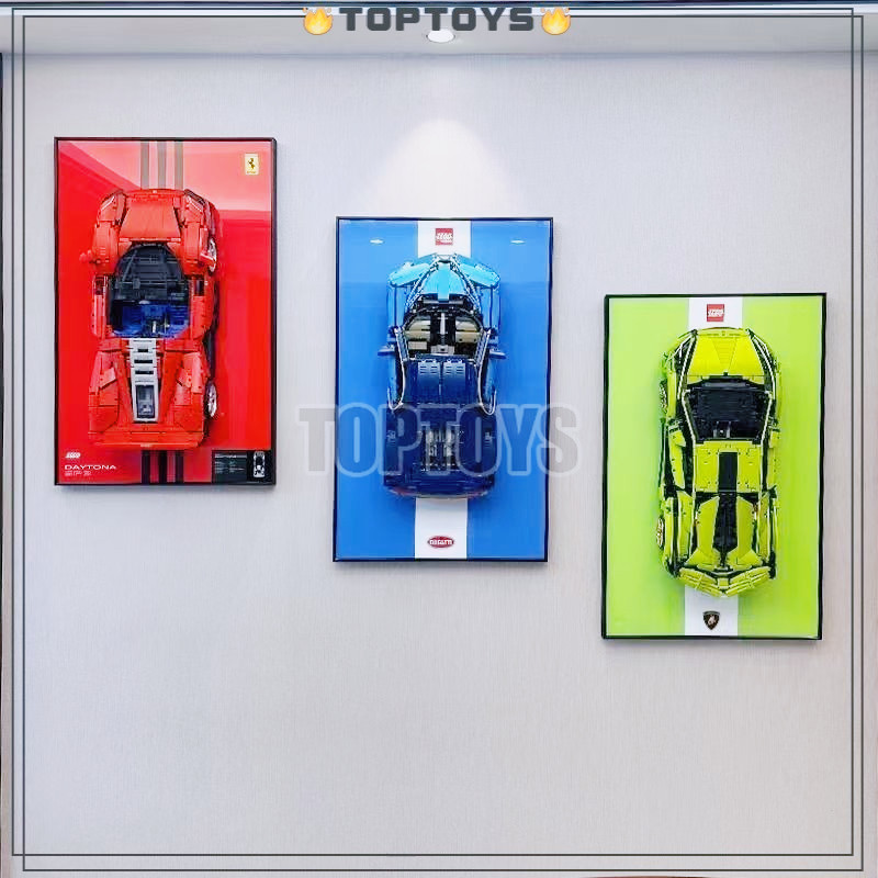 Building Blocks Car Photo Frame 50*80 Size Exhibit HD Mirror ...