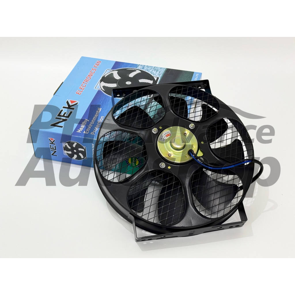 12v NEK Auxiliary Fan Assembly Universal 12V 10'' 8 Blades (BLOW TYPE ...