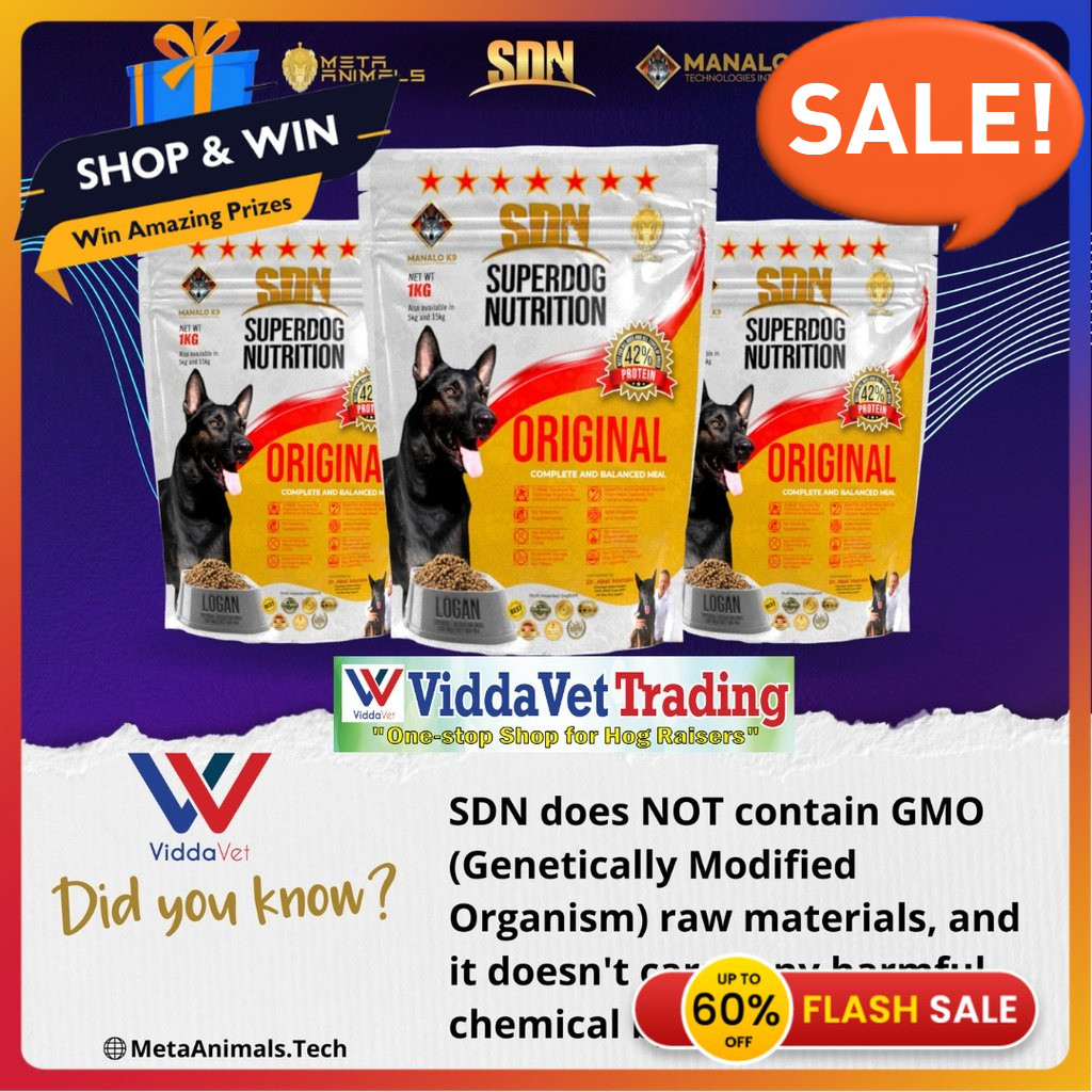 5 kgs Super Dog Nutrition SDN42 DogFoodHigh Protein Dog Food Highly ...