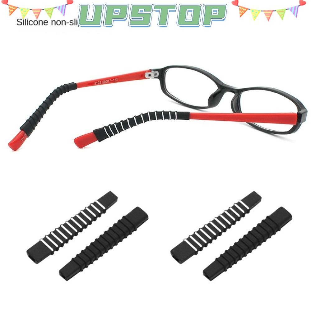 UPSTOPBO Silicone Glasses Anti-slip Sleeves, Anti Drop Silicone Temple ...