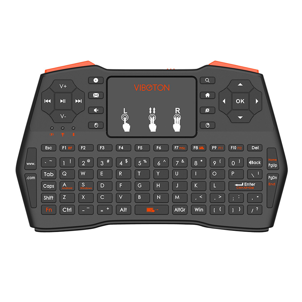 Mini BT Wireless Keyboard Portable Game Controller 2.4G Keyboard Mouse ...