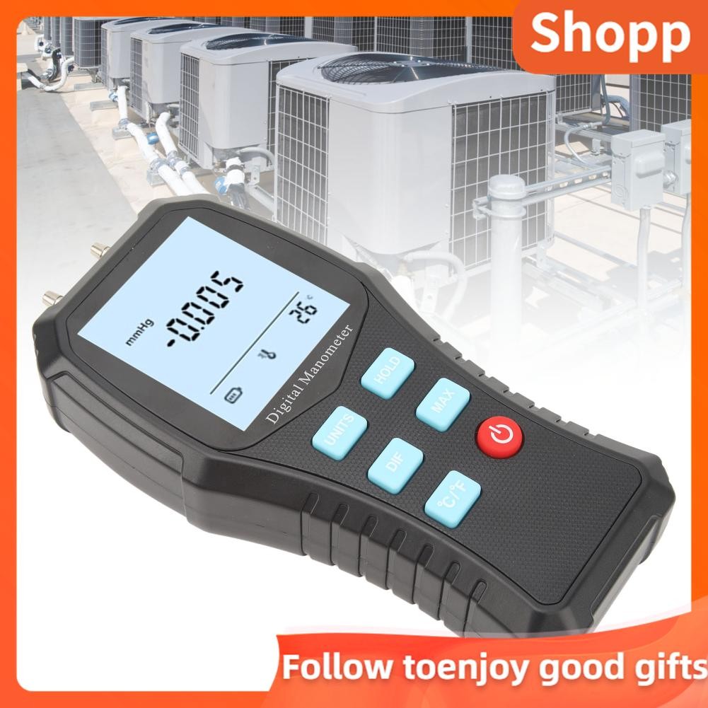 Shopp Digital Manometer Gas Pressure Tester Low Battery Remind 100 ...