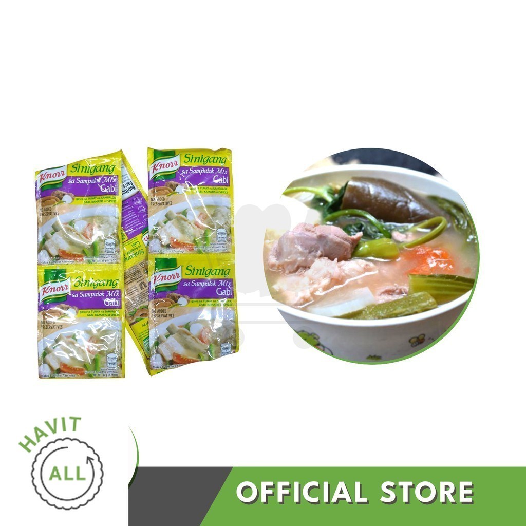 HAVITALL Knorr Sinigang Na May Gabi 22g Set of 12 | Shopee Philippines