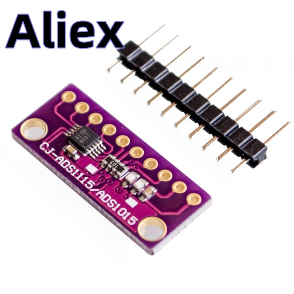 ADS1015 ADS1115 16 Bit ADC 4 channel Module with Programmable Gain ...