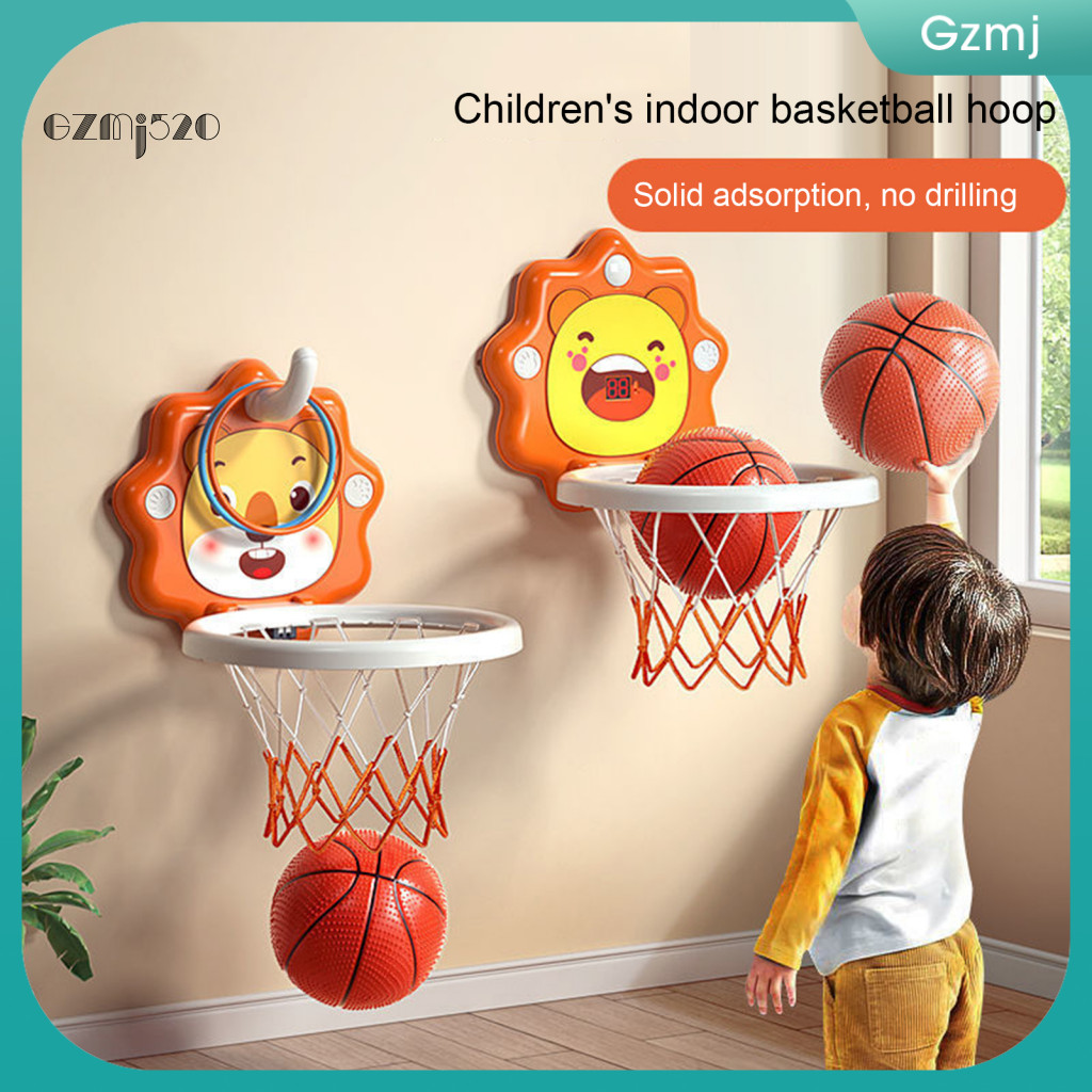Gzjjx Portable Mini Basketball Hoop Toddler Basketball Hoop Adjustable ...