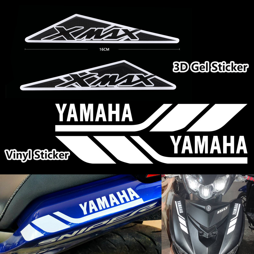 3D Xmax Logo Emblem Badge Sticker Motorcycle Body Waterproof Decal for ...