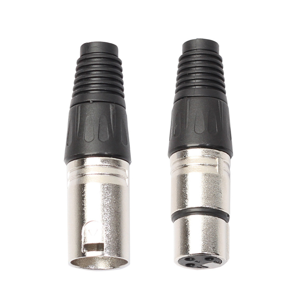 20pcs 3 Pin Audio Microphone Connector 10 Male 10 Female MIC Adapter ...