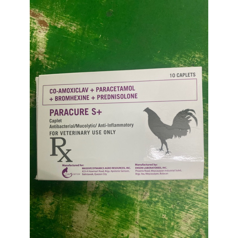 PARACURE S+ ( sold per 10capsule) for gamefowl | Shopee Philippines