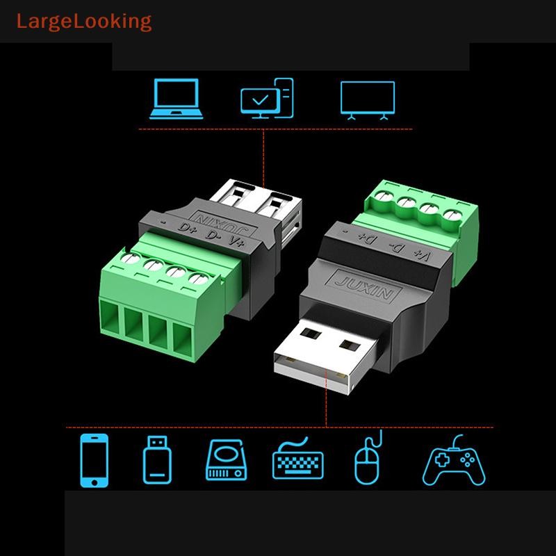 [LargeLooking] 1Pc USB 2.0 Type A USB Connector USB Plug Adapter ...