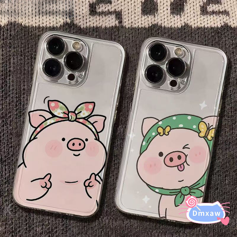 Couple Cute Pink Pig Phone Case For Samsung Galaxy A16 A15 M15s A14 ...