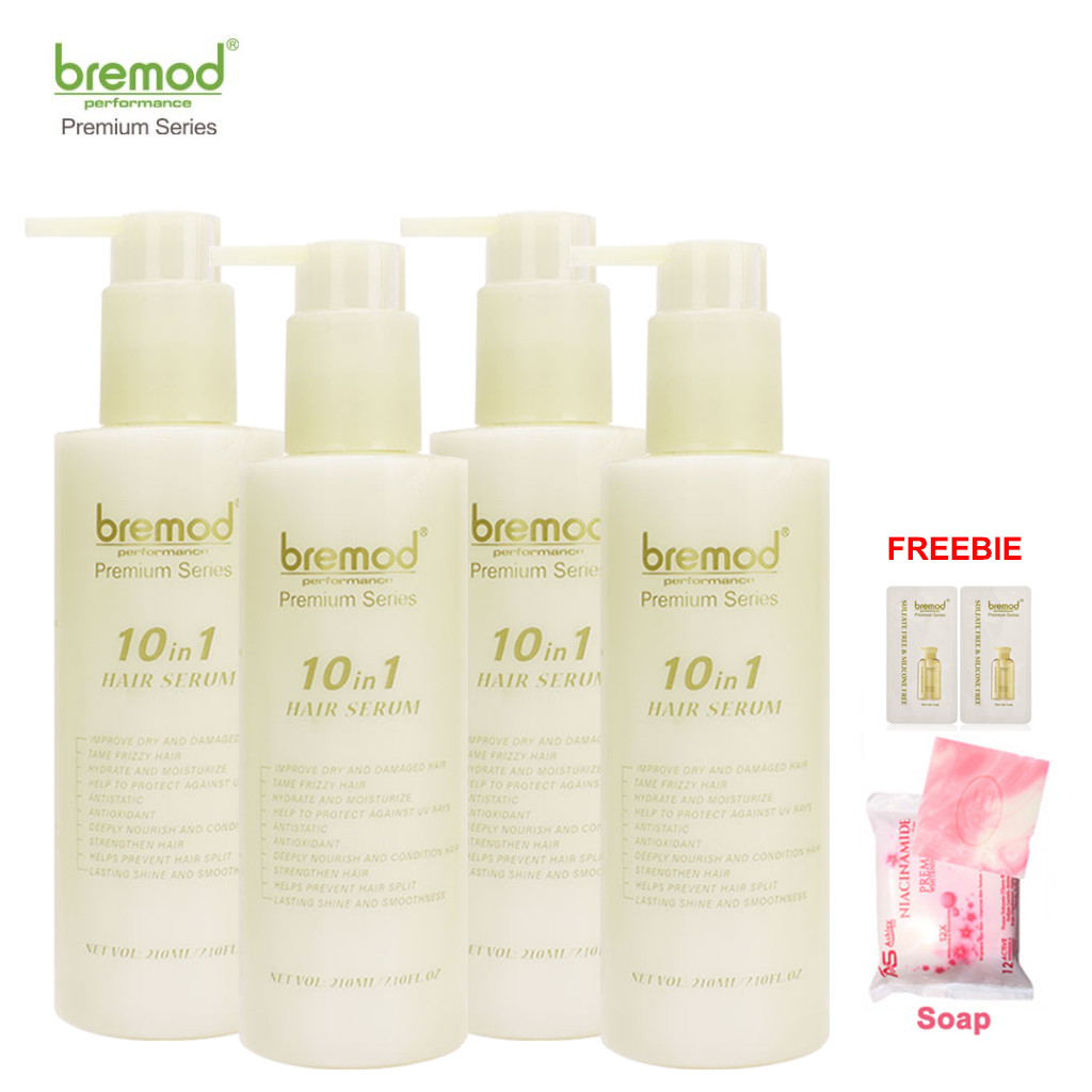Bremod Premium Series Hair Serum Oil 10 in 1 Improve Frizzy Repair Dry ...