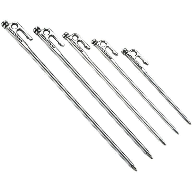 CAMPINGMOON Coleman Tent Pegs Extended Camping Pegs Canopy Ground ...