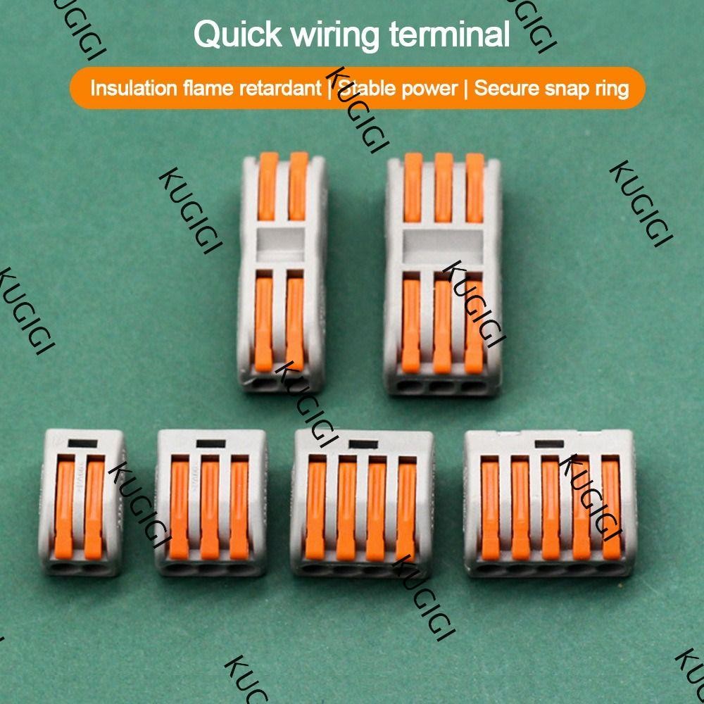 KUGIGI Wire Connector, Universal Mini Quick Terminal Block, Quick ...