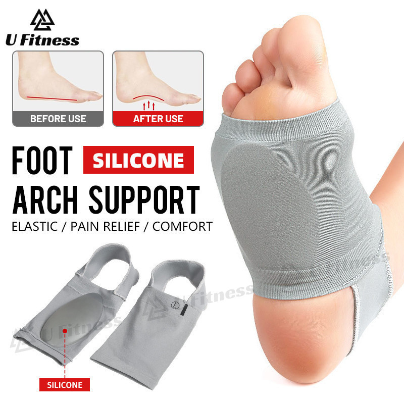 Compression Arch Support Sleeves, Cushioned Arch Support Braces Gel ...