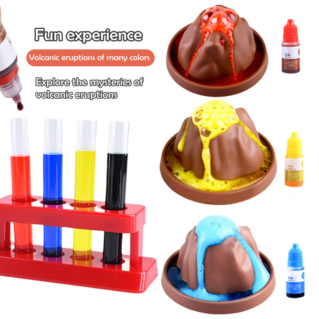 Lingoer| Volcano Eruption Experiment Set Educational Volcano Toy Fun ...