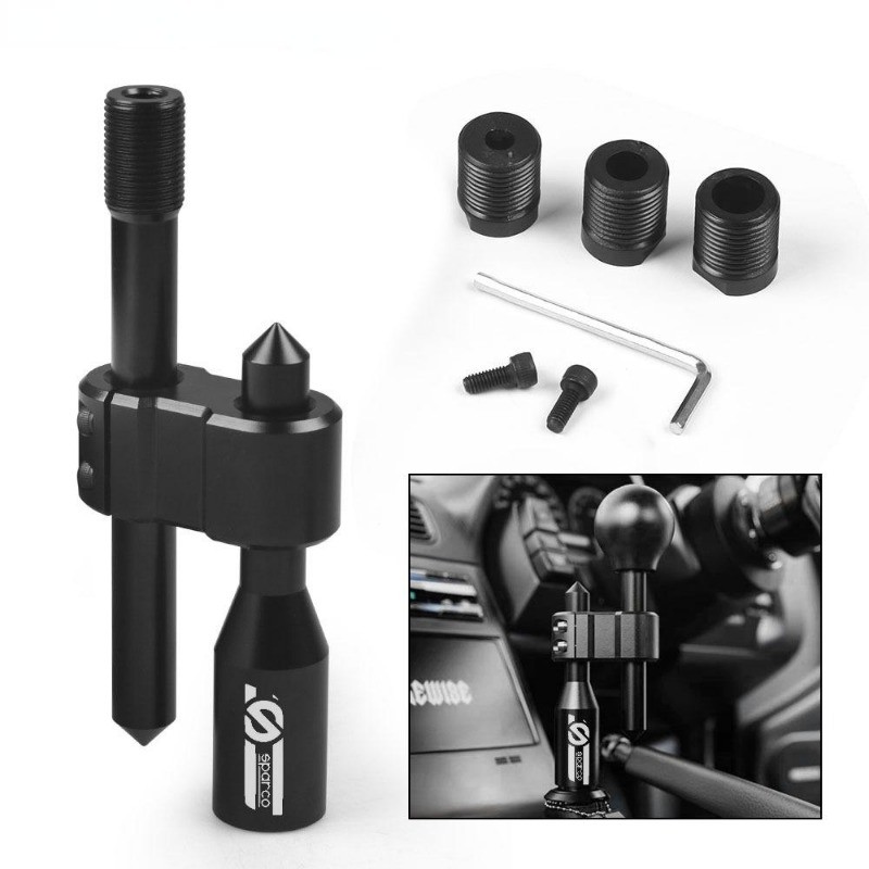 Aluminum Car Gear Extender Adjustable Shifter Lever Shift Knob Car ...