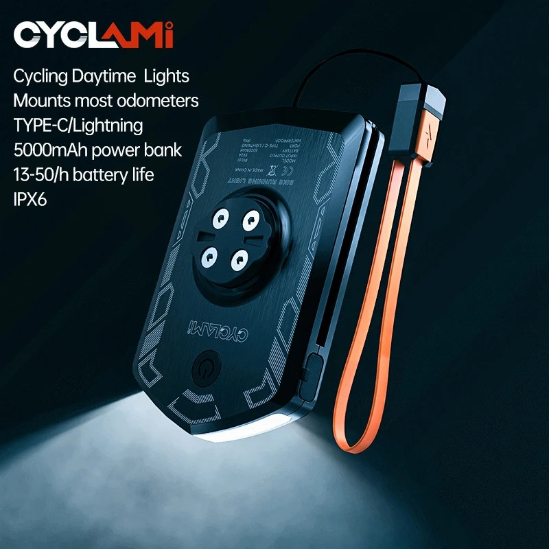 CYCLAMI RVL01 Bicycle code meter integrated bracket daytime running ...