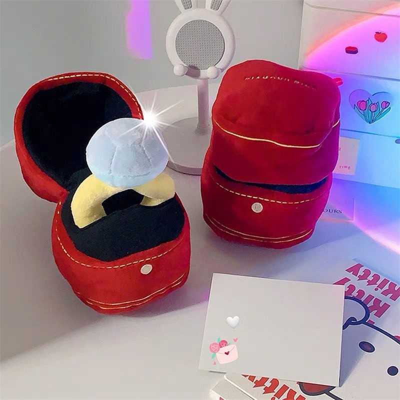 Diamond Ring Plush Toy Cute Ring Doll Valentine's Day Confession Gift ...