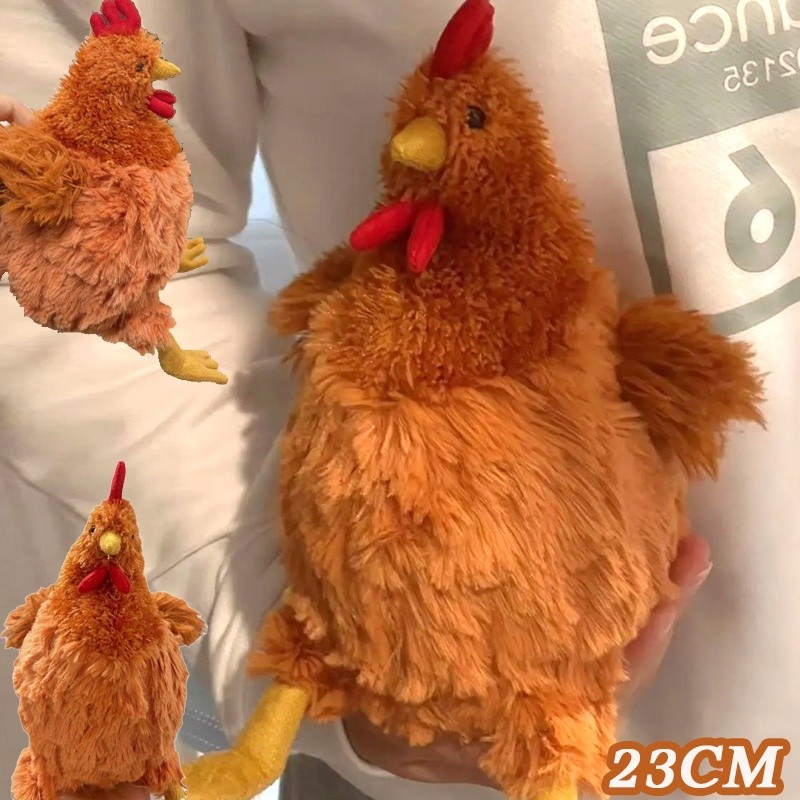 Kawaii Chicken Stuffed Toy Hugging Pillow Chicken Plushie Dolls ...