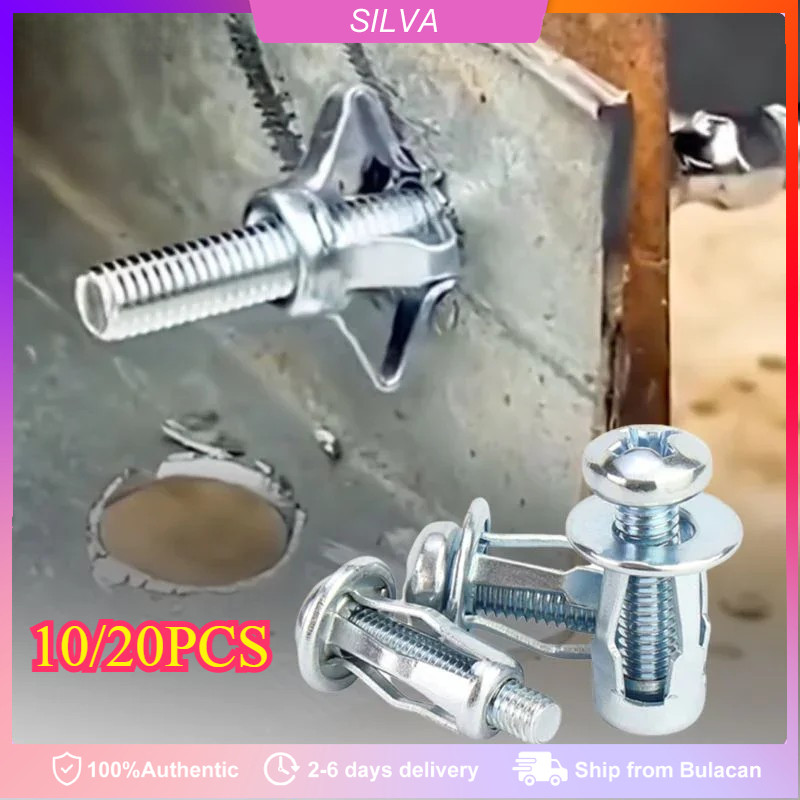 10/20PCS Jack Nuts Screw Galvanized Carbon Steel Hollow Iron Aluminum ...