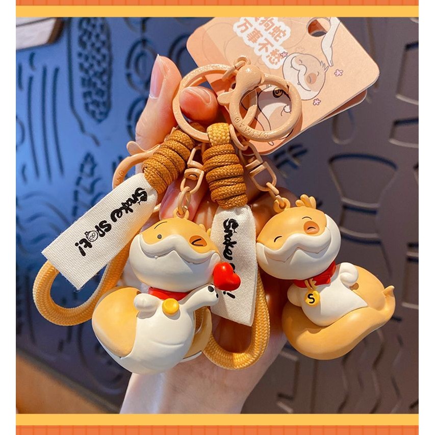 Genuine Year of the Snake Mascot Puppy Snake Souvenir Birthday Gift Dot ...