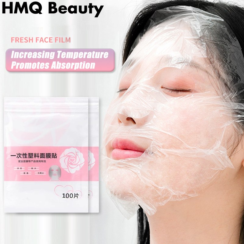 Disposable Plastic Wrap Mask for Beauty Salons and Spas Ultra-thin ...