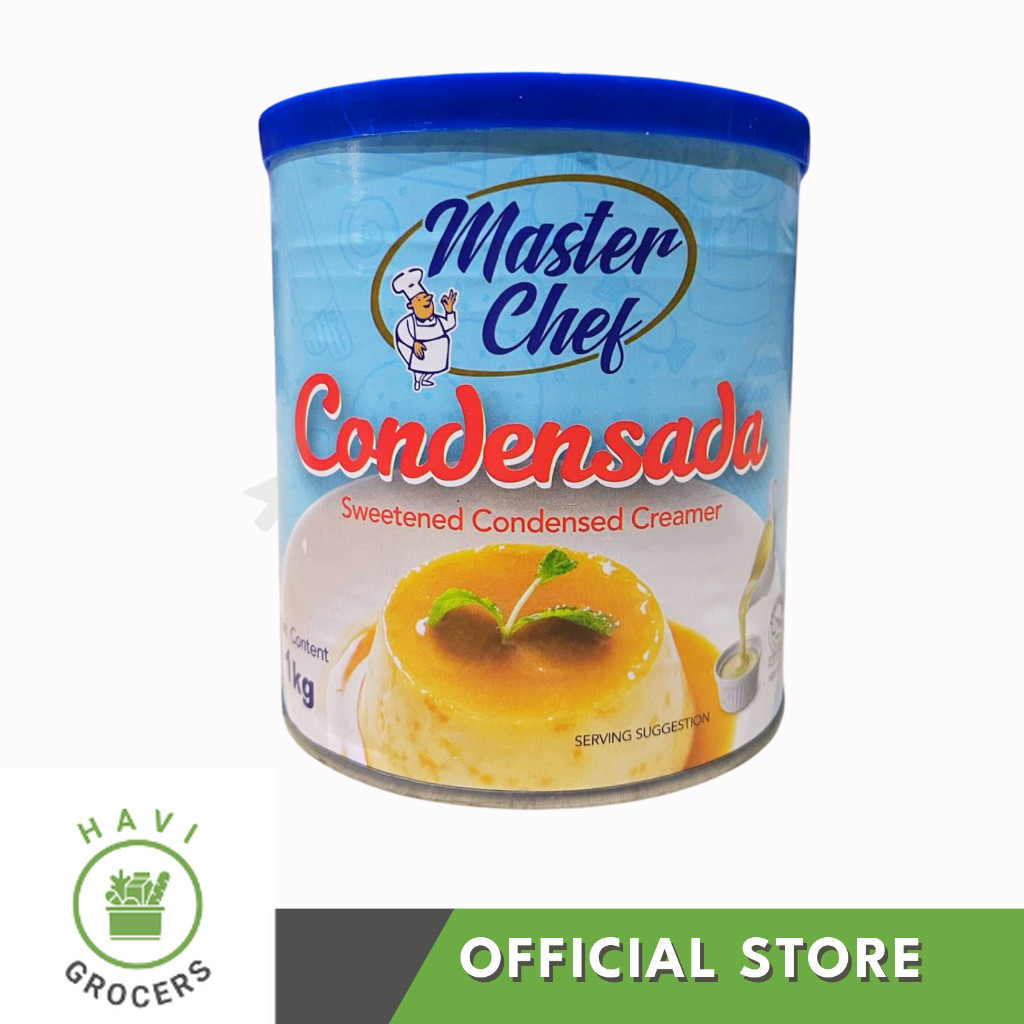 HAVI GROCERS Master Chef Condensed Condensada Milk 390g 1kg | Shopee ...