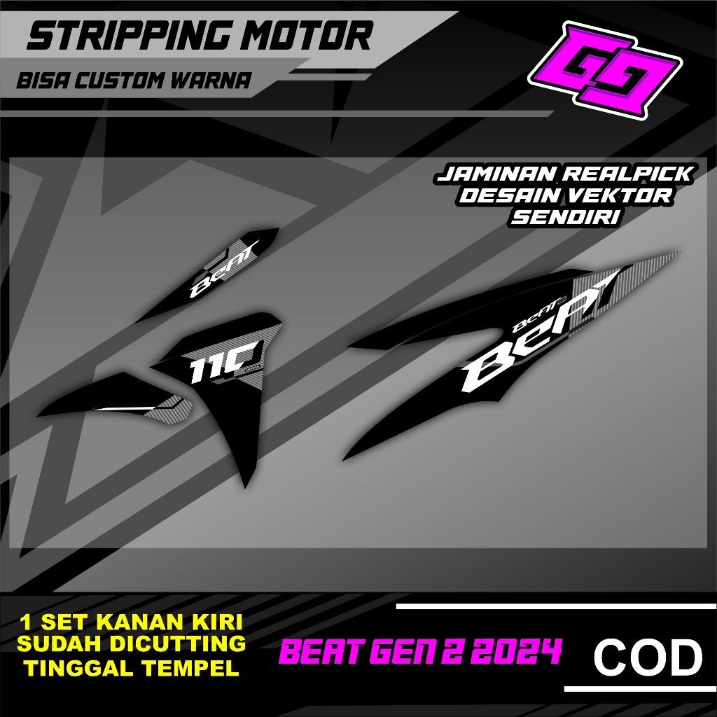 Simple STRIPPING HONDA BEAT DELUXE 2024 BEAT GEN 2 2024 MALAYSIAN ...