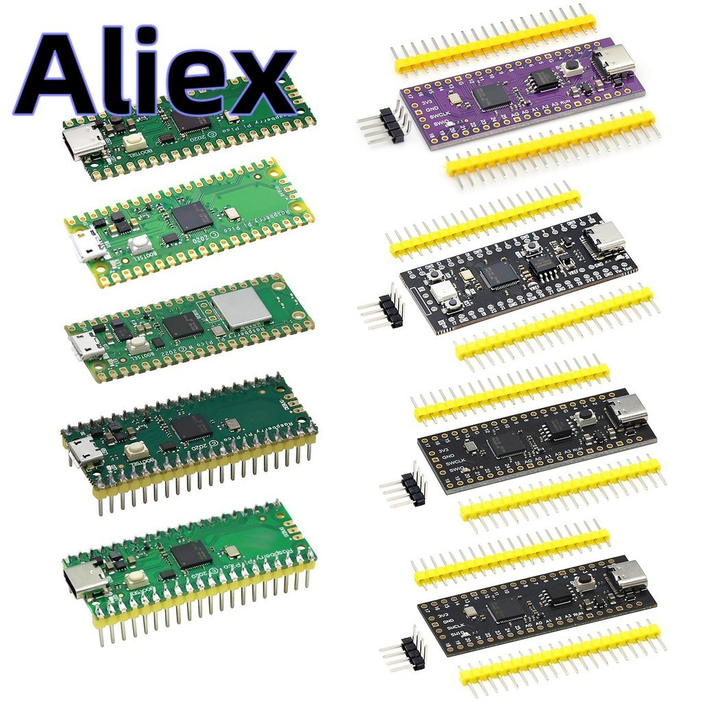 Raspberry Pi Pico Board RP2040 Dual-Core 264KB ARM Low-Power Microcomputers High-Performance ...