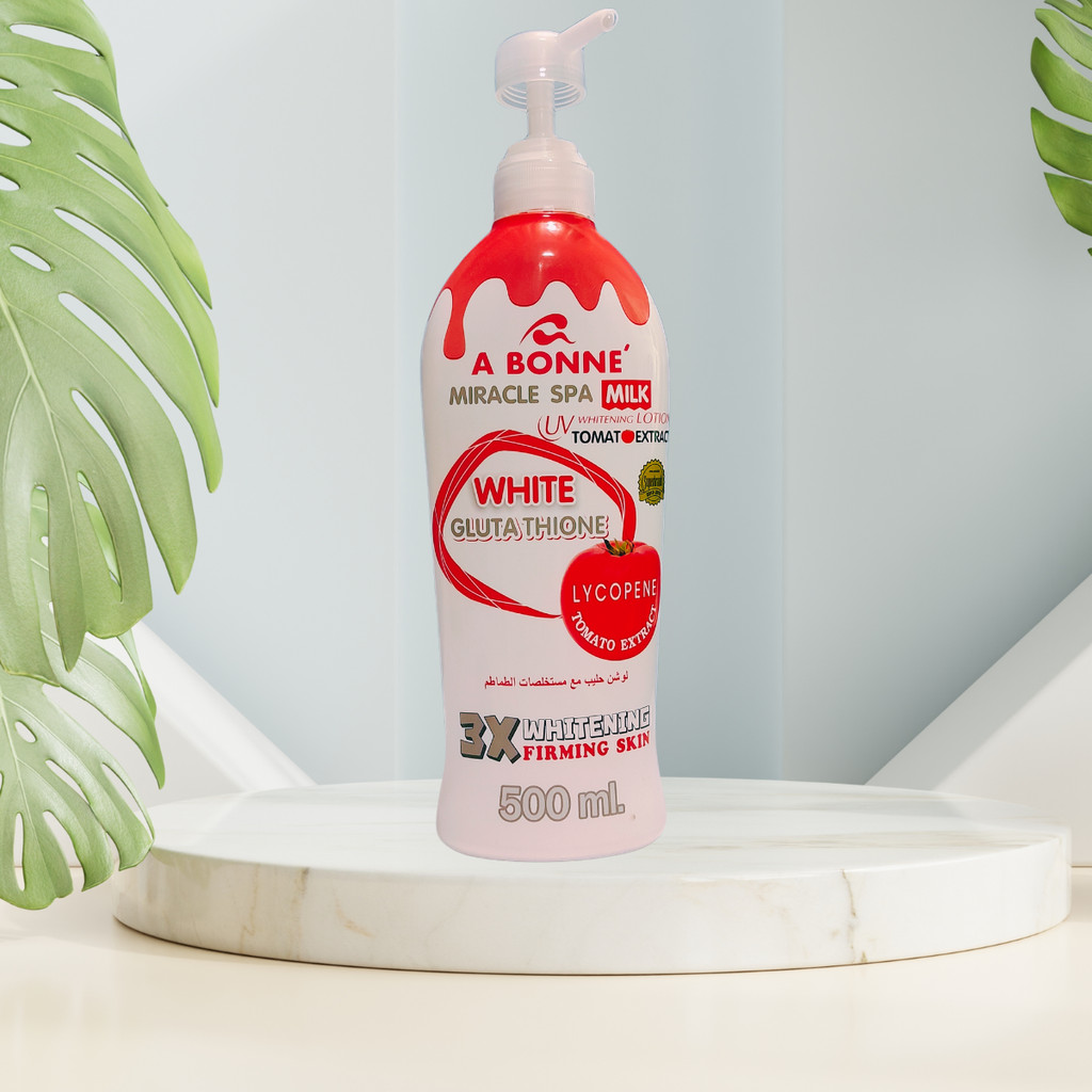 A bonne Miracle Spa Milk Tomato Extract White Glutathione Whitening ...