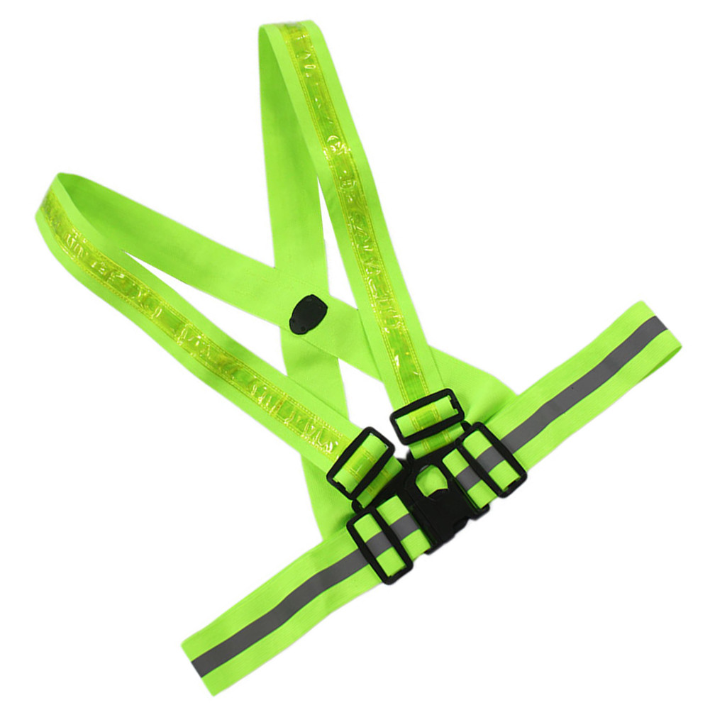 LED Reflective Vest Belt 3 Light Modes Adjustable Safety Vest for ...