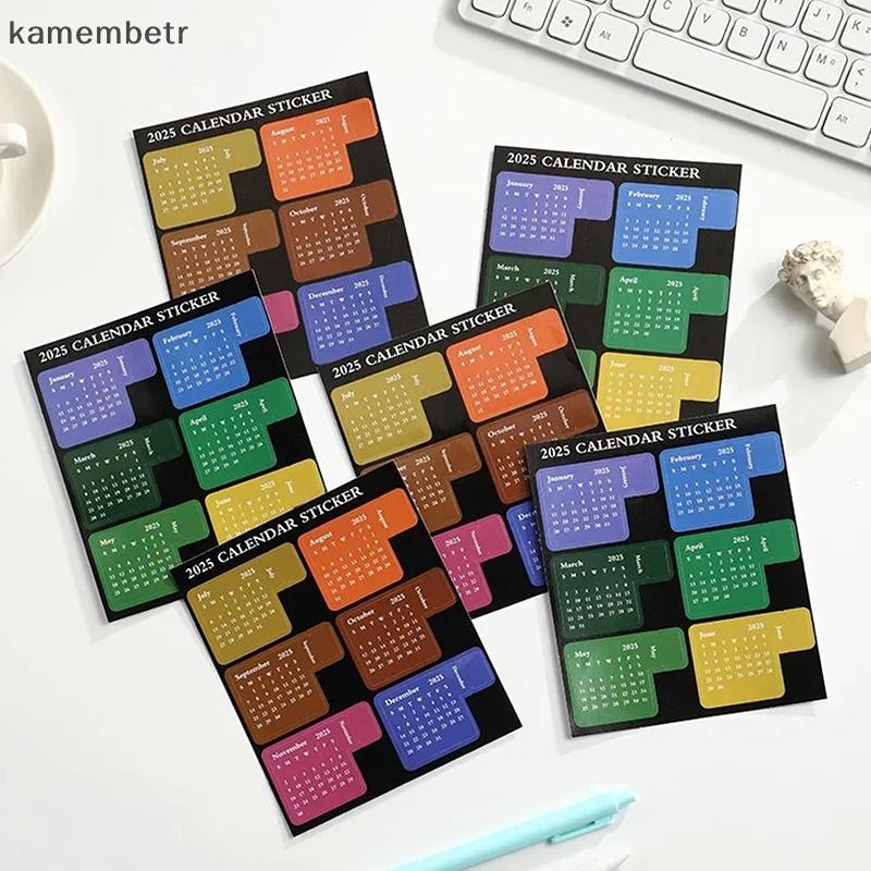 ka New 2025 Calendar Stickers Notebook Journal Planner Index Stickers ...
