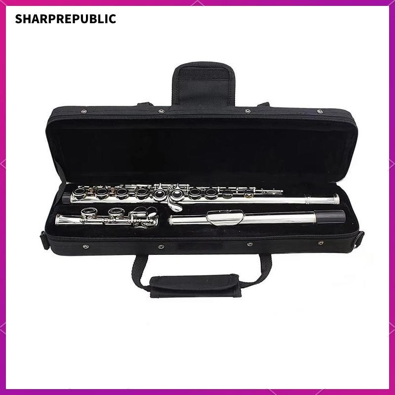 [Sharprepublic] Handheld 16 Hole Flute Storage Bag, Music Instrument ...